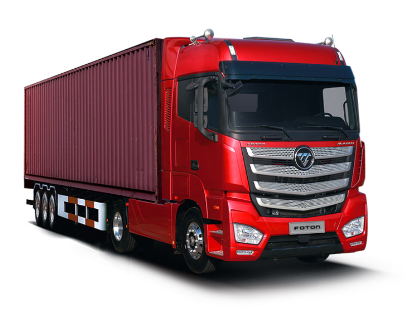 Foton AUMAN EST 4×2 Red Cargo Box