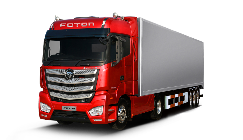 Foton AUMAN EST 4×2 Red Cargo Box